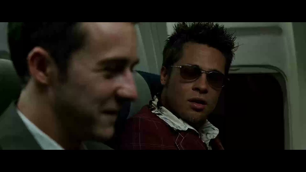 You have a kind of sick desperation in your laugh. | Fight Club 1999 ...