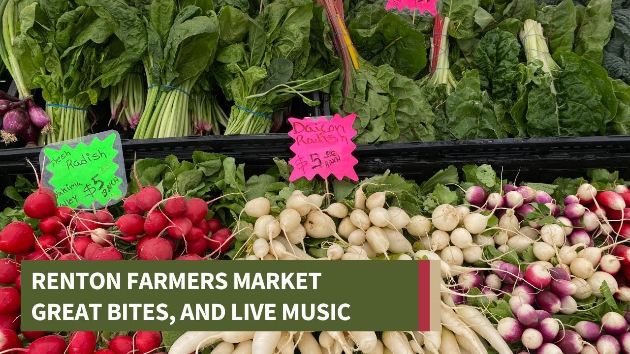 Renton Farmers Market - great bites, and live music - YouTube