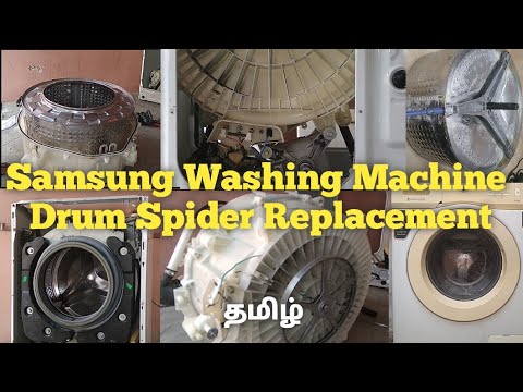 Samsung Washing Machine Drum Spider arm changing தமிழ். - YouTube