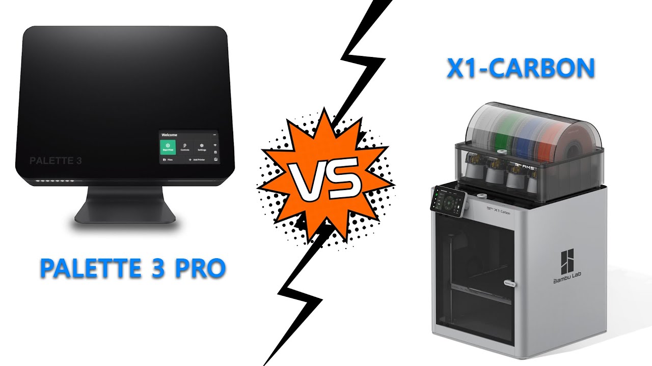 Palette 3 Pro vs. Bambu X1-Carbon - YouTube