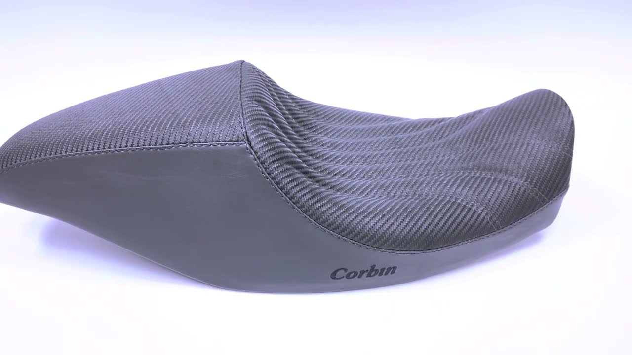 Corbin Gunfighter Smuggler Seat for Sportster (HD-XLS-21-G) - YouTube