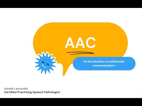 AAC: An introduction to multimodal communication - YouTube