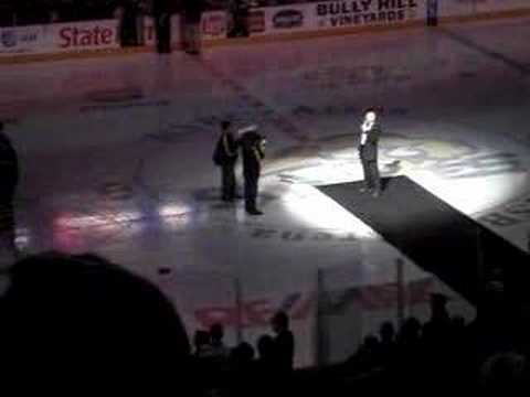 Doug Allen - Buffalo Sabres National Anthem singer, with his magical ...