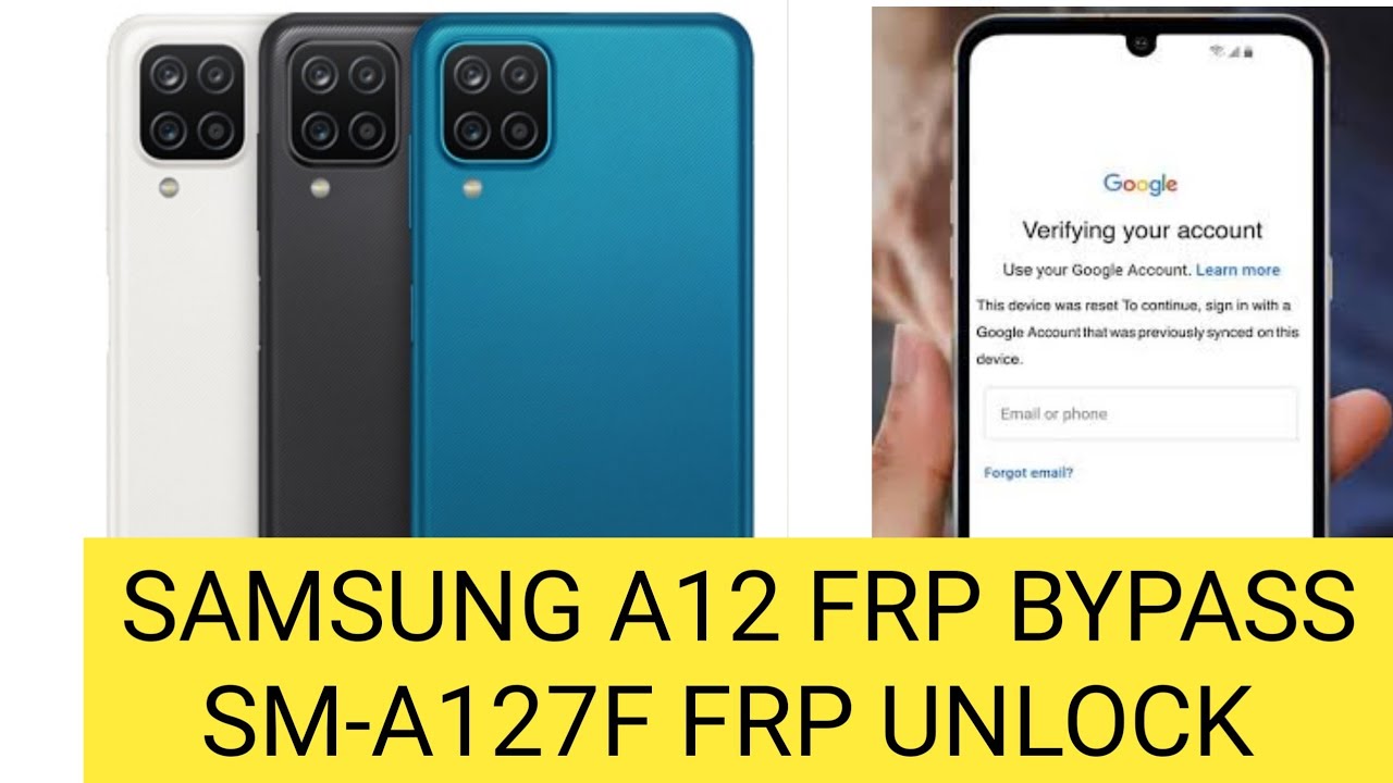 SAMSUNSM A12 (A127F)FRP BYPASSS FRP UNLOCK#Samsung A12#A127F - YouTube