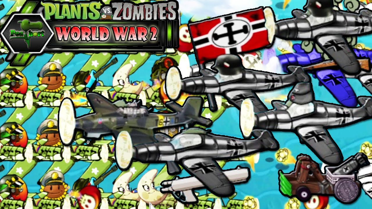 Plants Vs Zombies WORLD WAR 2 V0.2 Beta l Adventure Level 4-1 to 4-9 ...