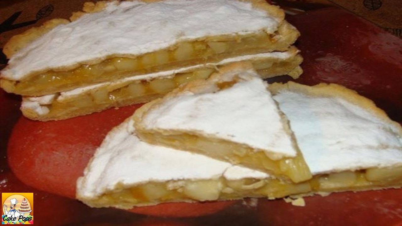 Pie from apples, mango and with a papaya - YouTube