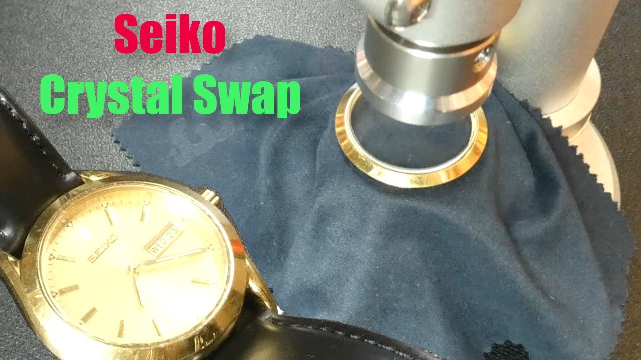 How to Swap a Seiko Watch Crystal - YouTube
