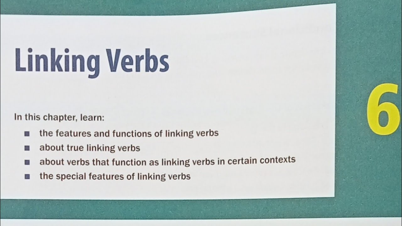 Class-8 English Grammar// Ch-6 "Linking Verbs" full analysis including ...