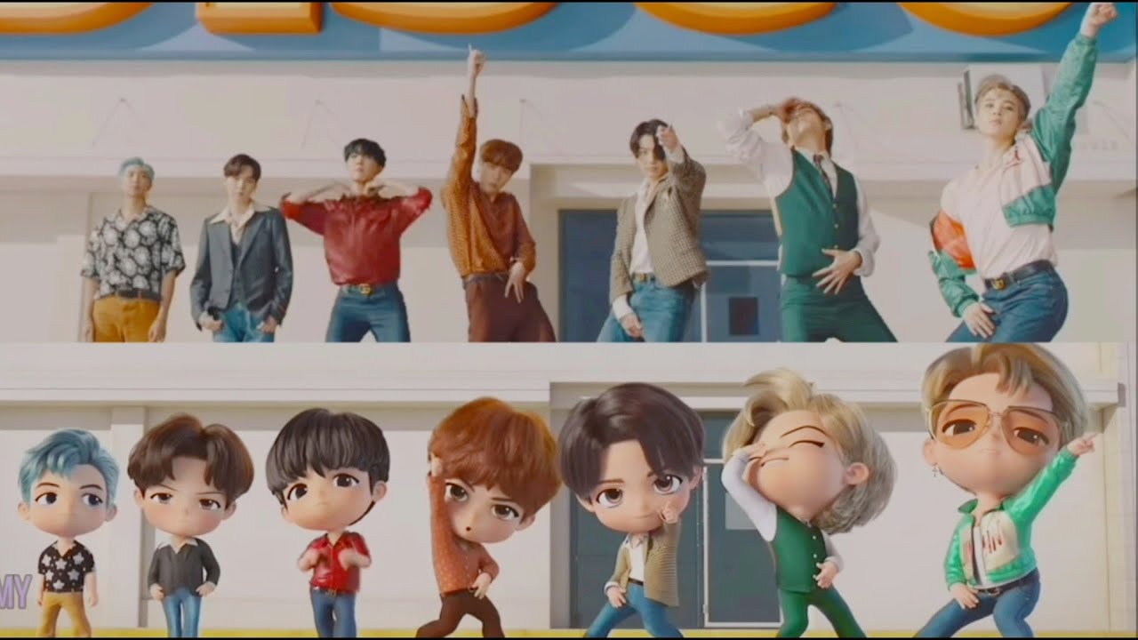 BTS vs TinyTan |dynamite| - YouTube