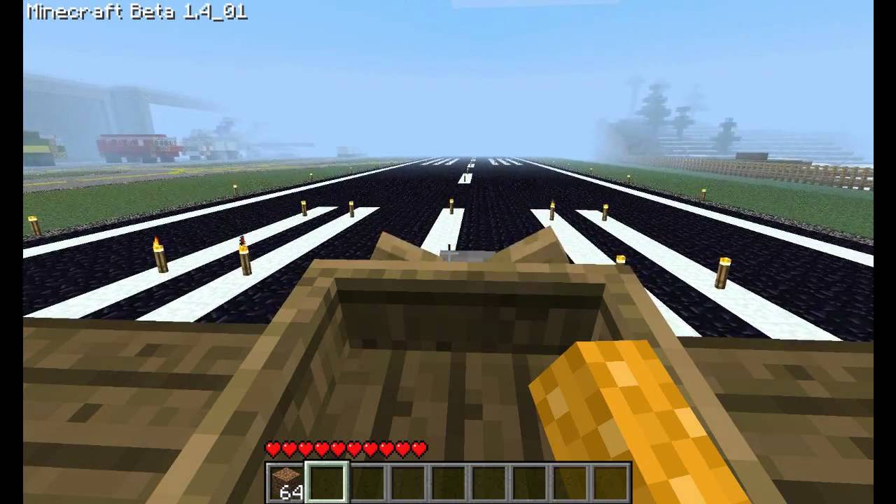 Minecraft Take Off Landing - YouTube