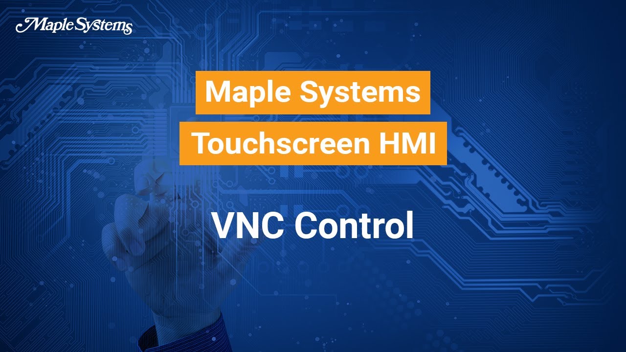 VNC Control for Maple Systems HMIs - YouTube