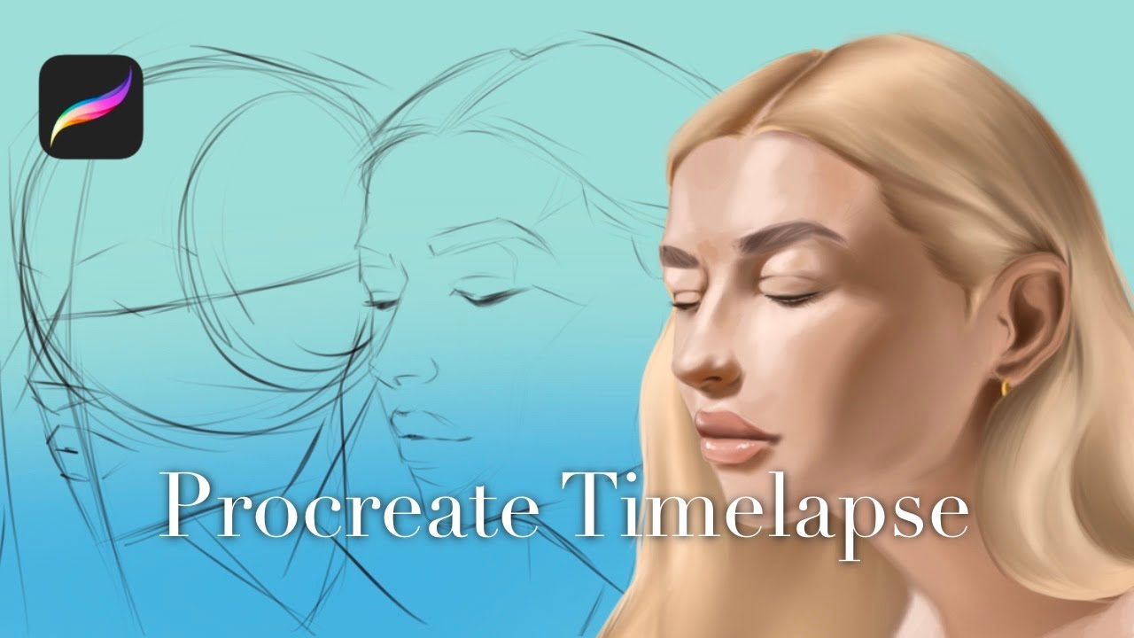 Portrait Timelapse *PROCREATE* - YouTube