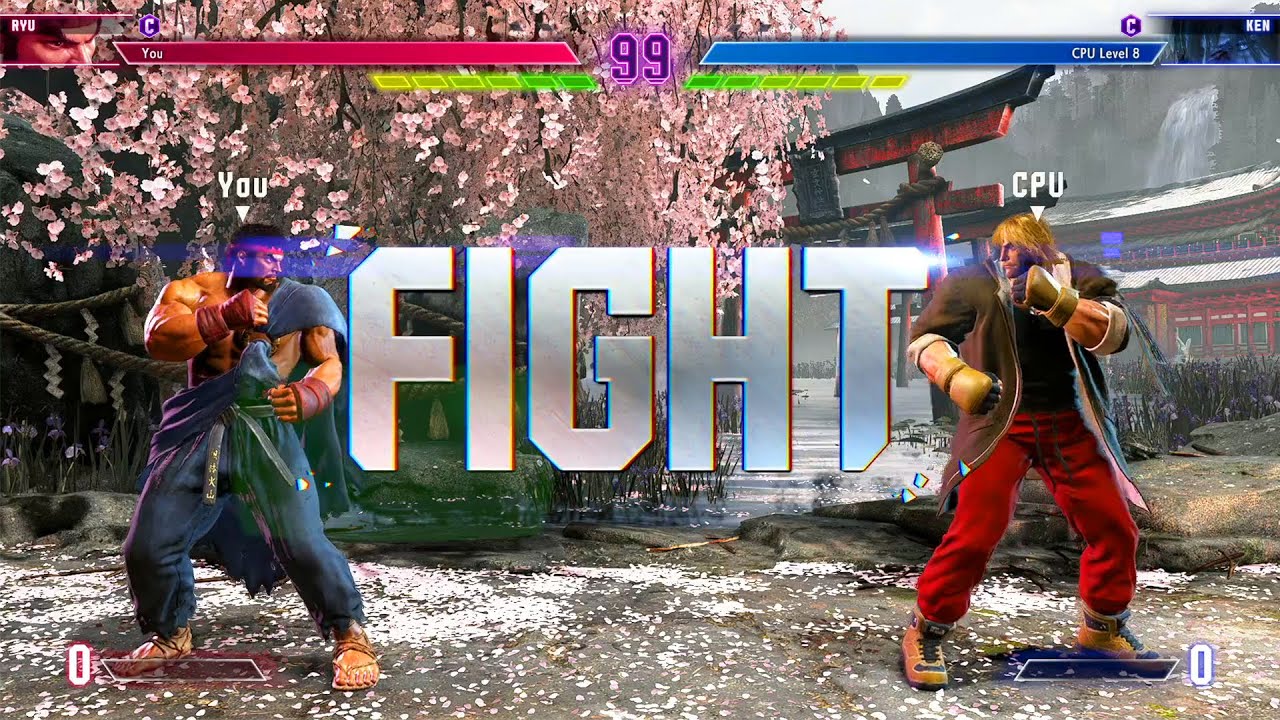 Street Fighter 6 Ryu vs Ken Gameplay No Commentary - YouTube