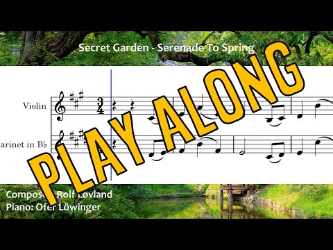 Secret Garden - Serenade To Spring - Piano Accompaniment
