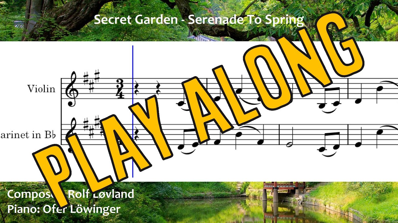 Secret Garden - Serenade To Spring - Piano Accompaniment - YouTube