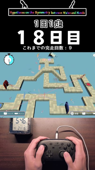 1日1走視覚と手の対称性についての仮説18日目#shorts #gameplay #indiegame #VisionandHands #games #視覚と手の対称性についての仮説#朝活 ...