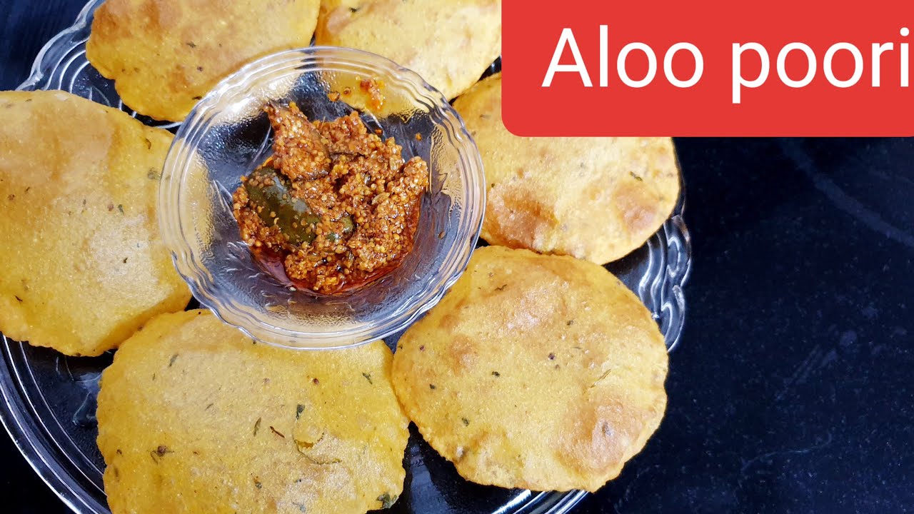 Aloo Puri || Potato Puri || Masala Puri || How to make potato puri ...