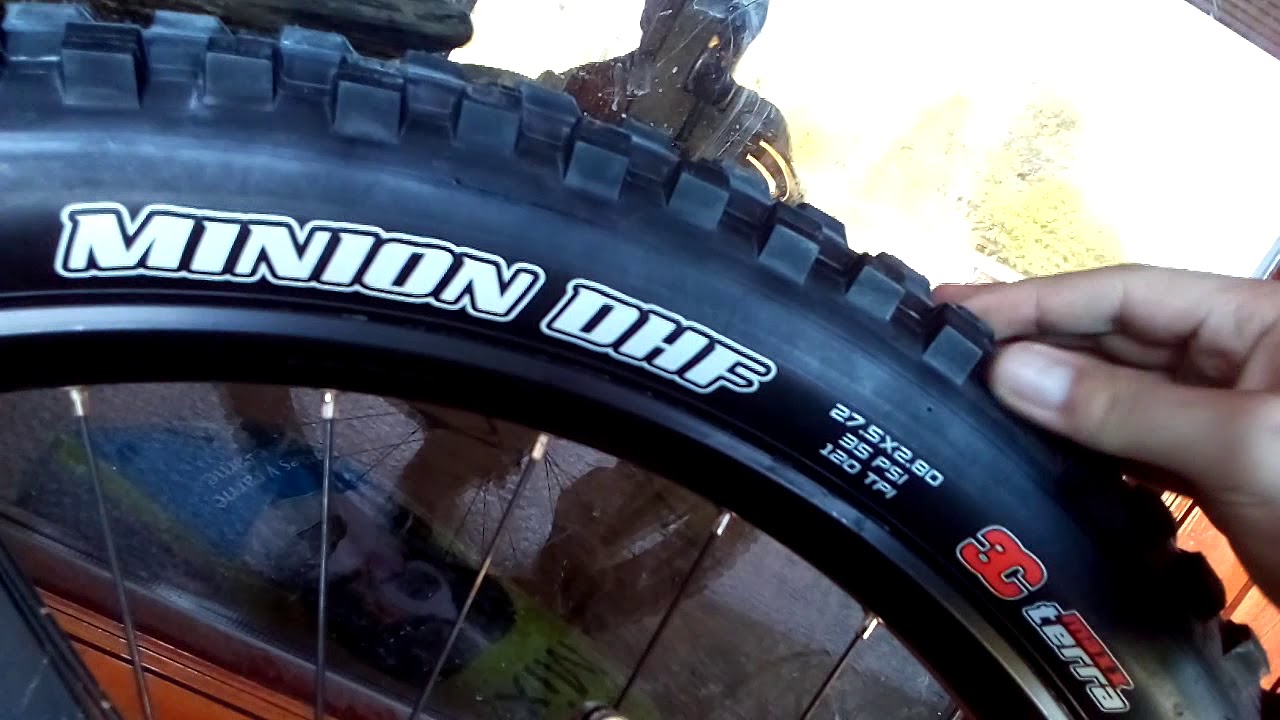 Maxxis minion DHF on the REAR??? - YouTube