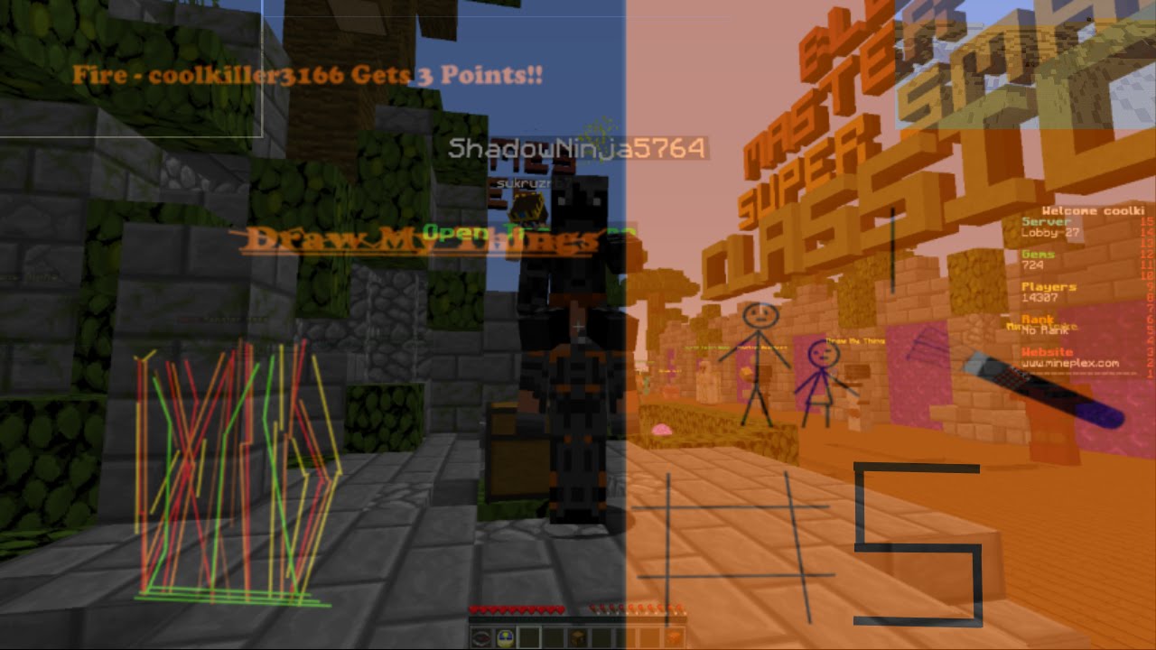 Minecraft Gameplay - Draw My Things - Mineplex - #5 - Draw Stuff & Things - YouTube