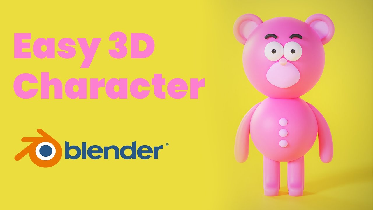 Blender Bear Character Tutorial - YouTube