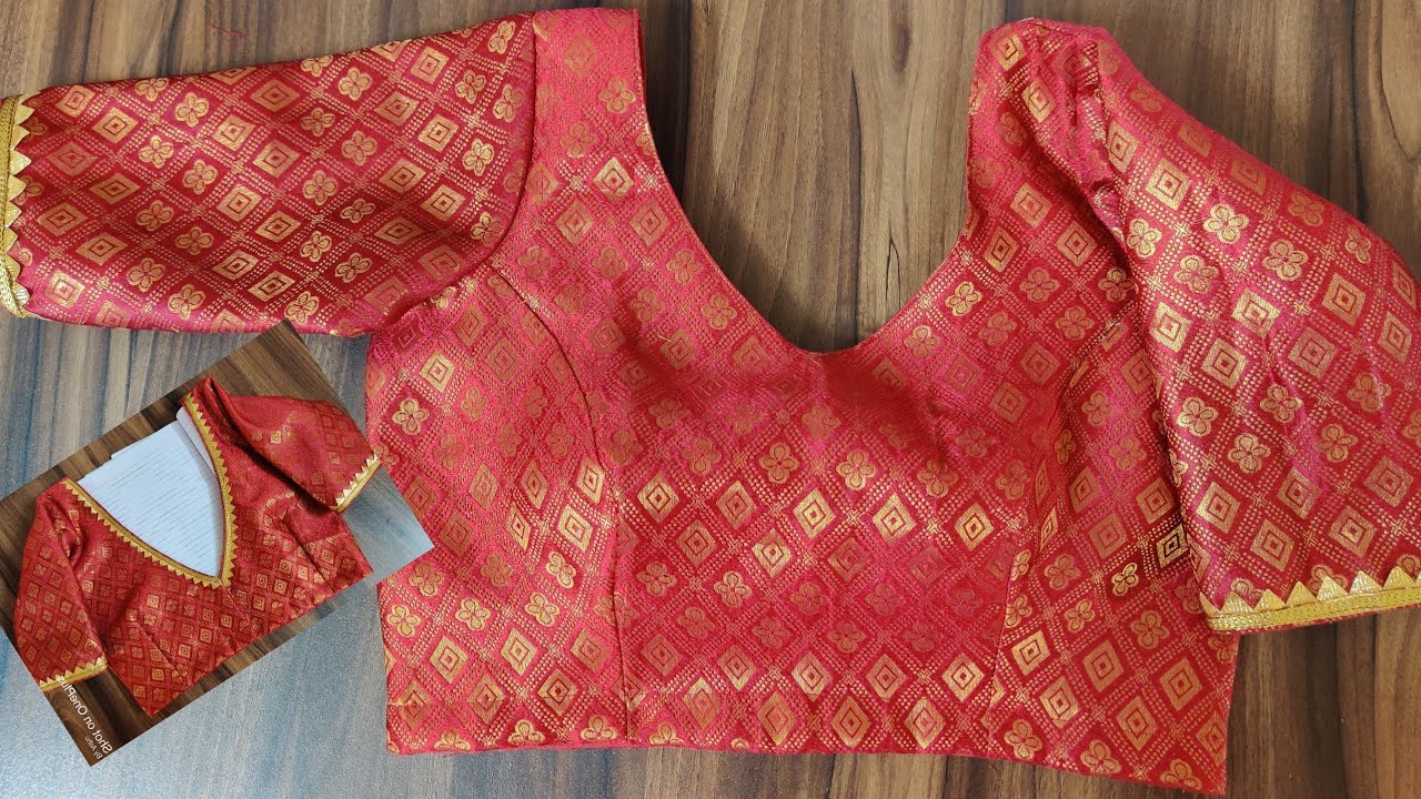 32" size princess blouse cutting and stitching full video|lace blouse ...