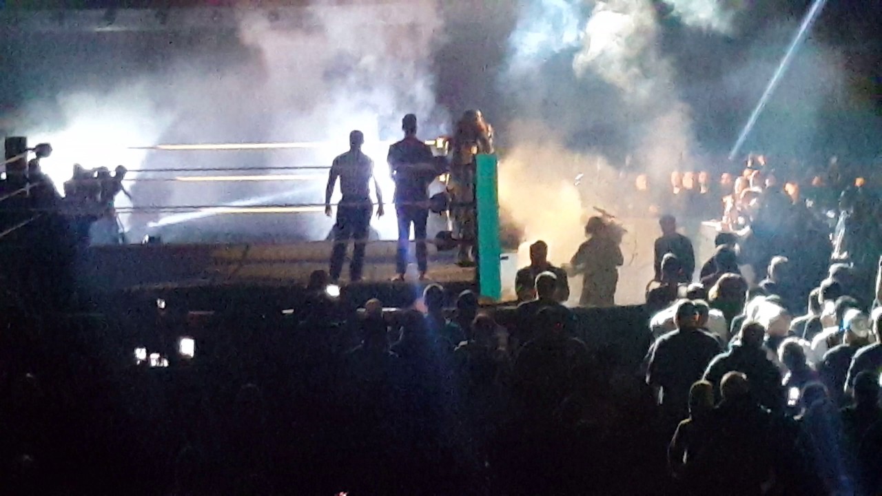 Sanity and Roderick Strong nxt takeover Chicago entrance - YouTube