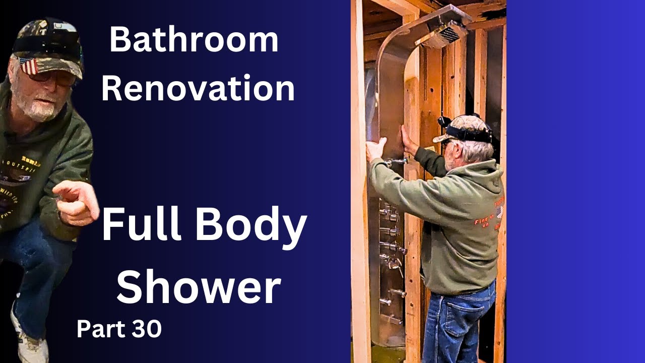 PART 30 Crazy Shower sprayer explored "Bathroom Renovation" walk-in ...