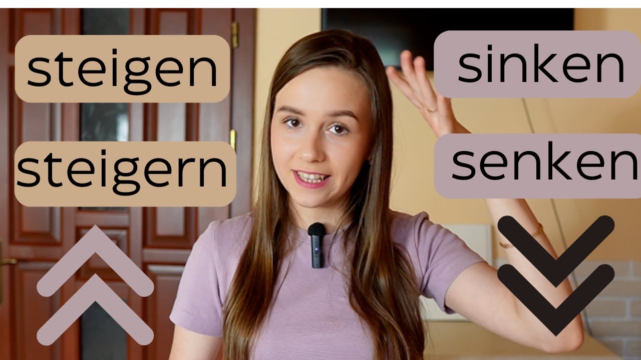 senken / sinken, steigen/steigern : Was ist der Unterschied? - YouTube