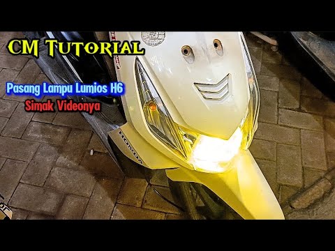 pasang lampu LED luminos H6 Beat Karbu. Sekalian Rubah Arus Ac Ke DC ...