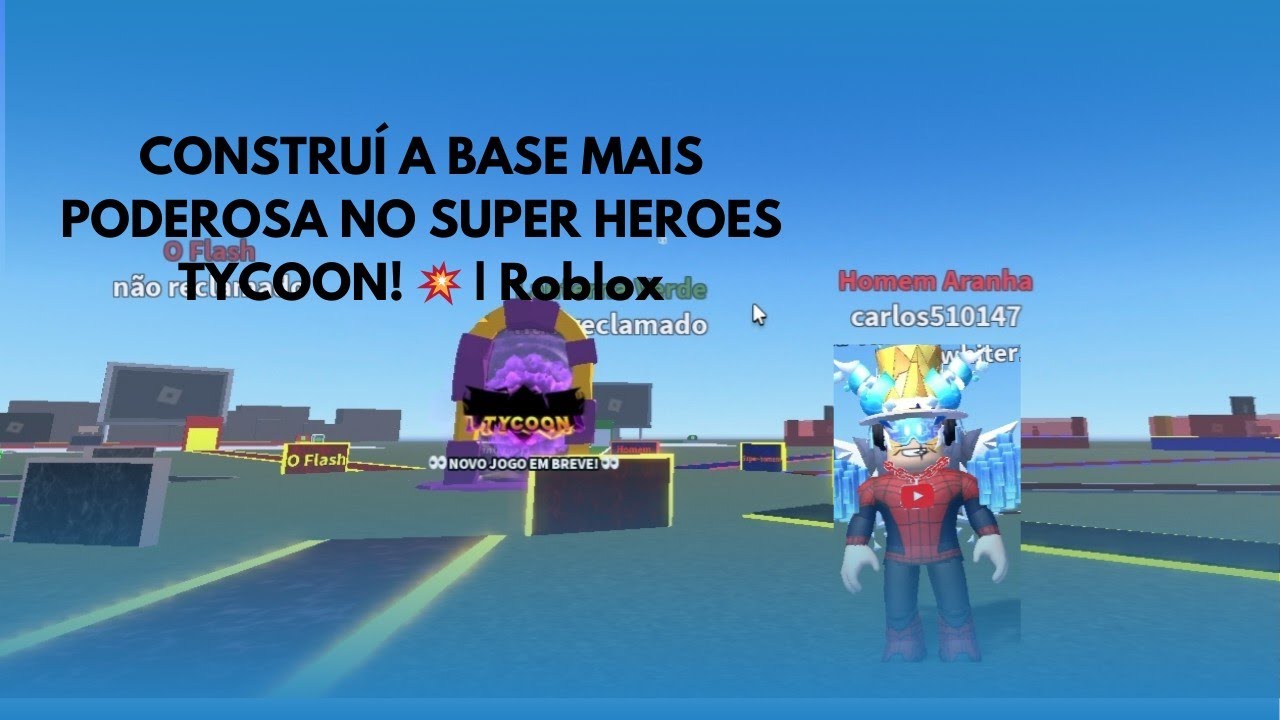 🦸‍♂️ CONSTRUÍ A BASE MAIS PODEROSA NO SUPER HEROES TYCOON! 💥 | Roblox Parte 1 - YouTube