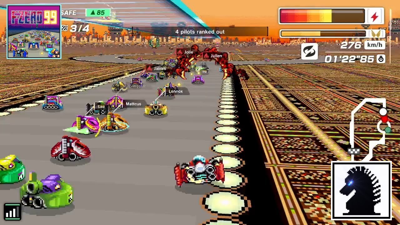 NS F-Zero 99 - #16: Pro Tracks | Queen League Grand Prix | 99-Pilot Race - YouTube