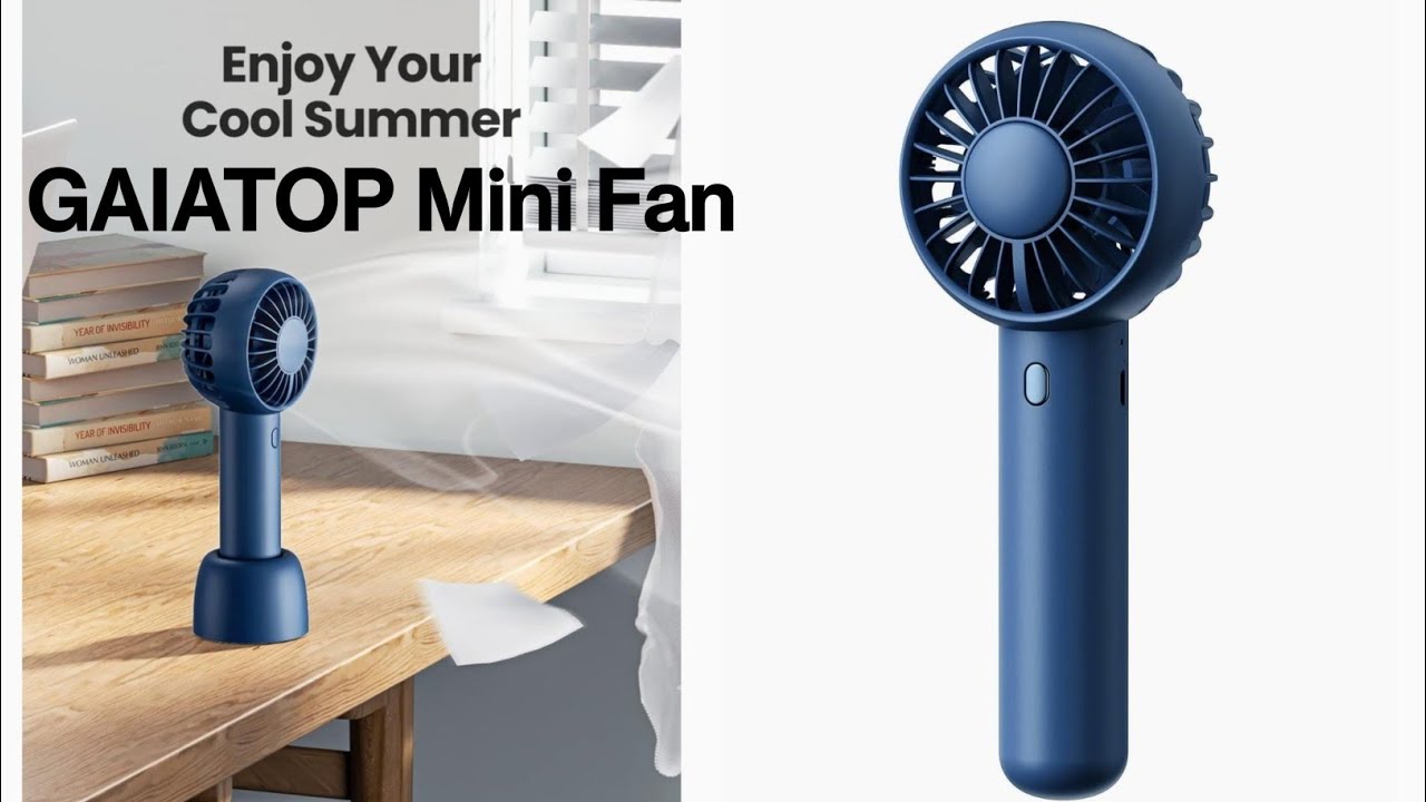 Gaiatop Mini Portable Fan - YouTube