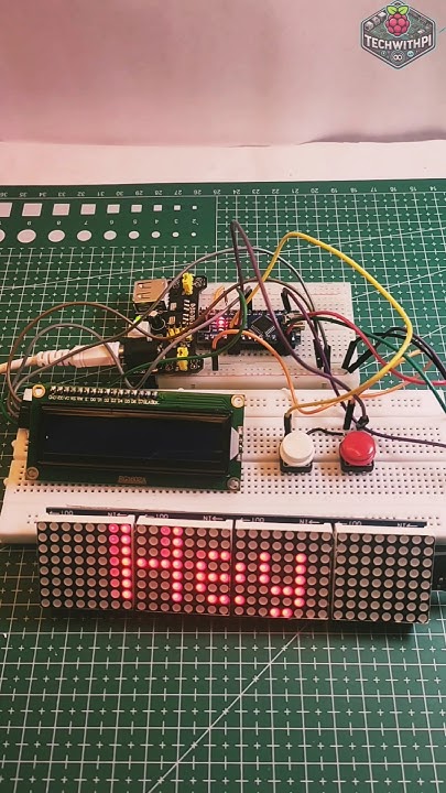 Smart Message Display using Nano, LCD & LED Matrix #shorts #shortvideo #arduino#LEDdotmatrix ...