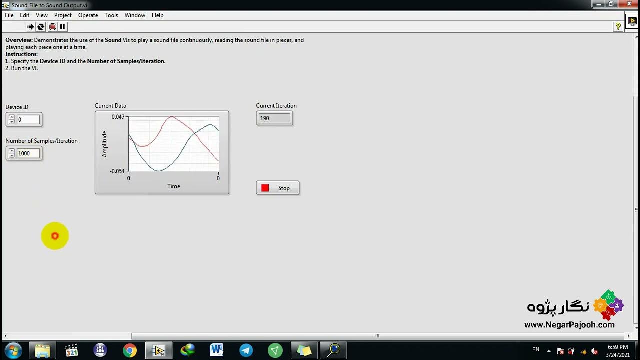 Sound File to Sound Output - LabVIEW - YouTube