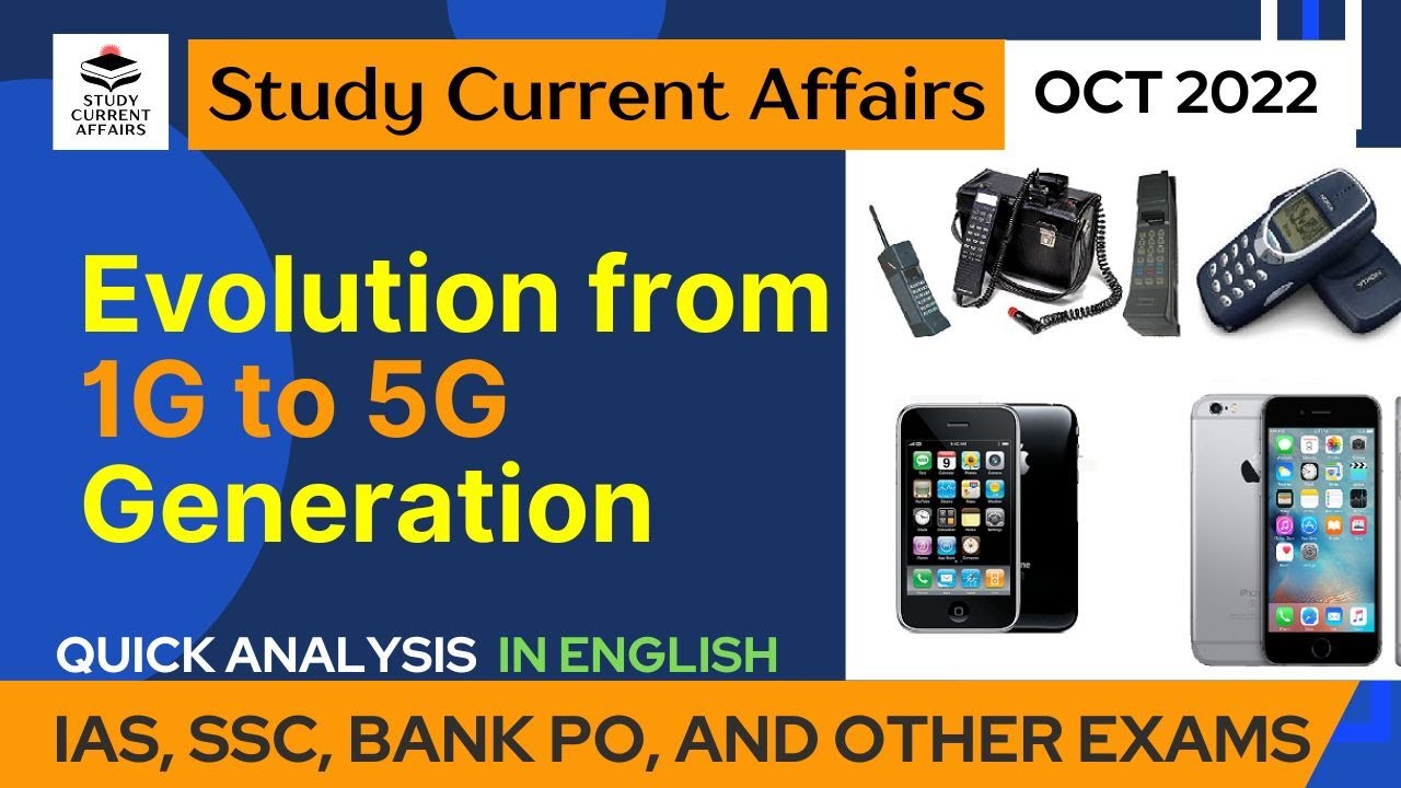 Evolution from 1G to 5G generation | Quick Analysis in English - YouTube