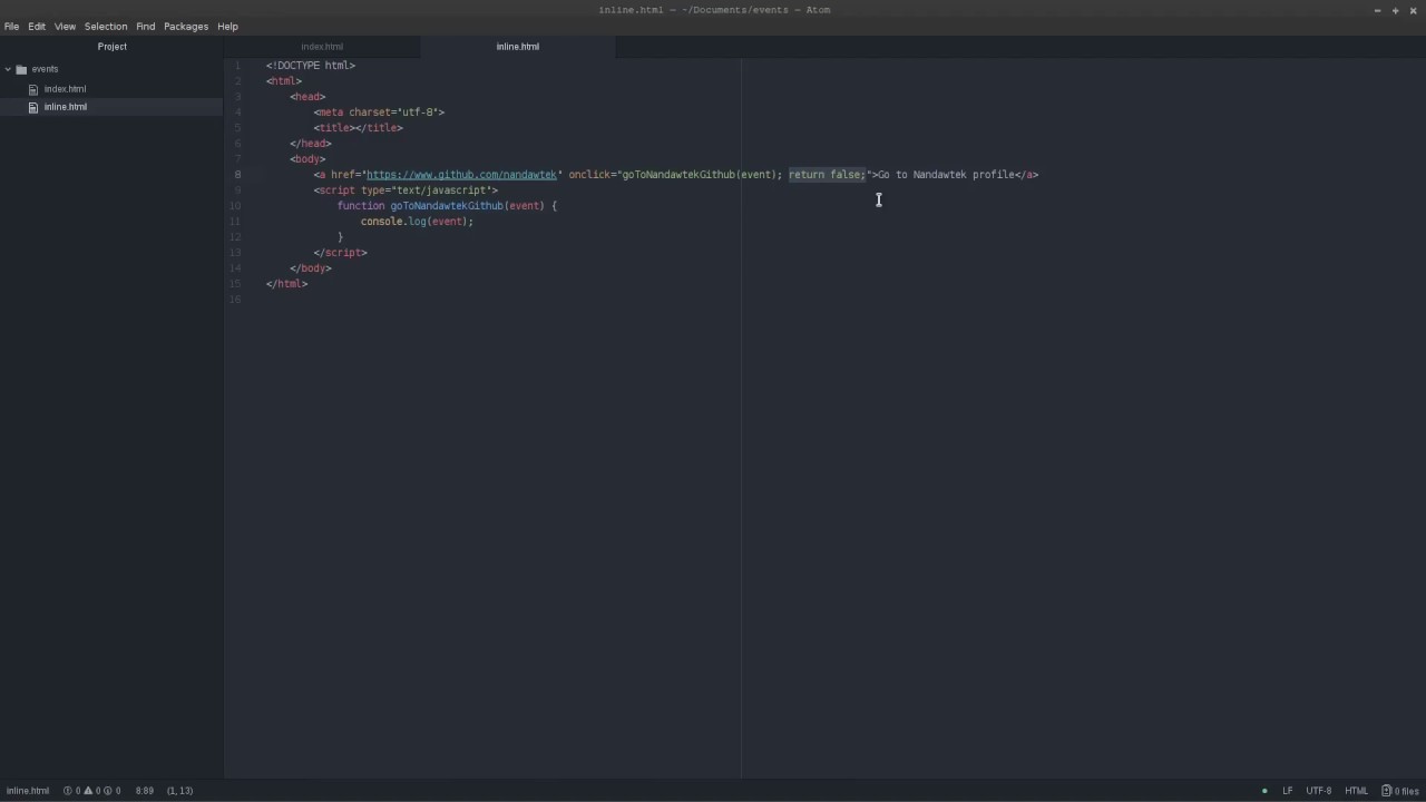 Usar Preventdefault Y Stoppropagation En Javascript Youtube