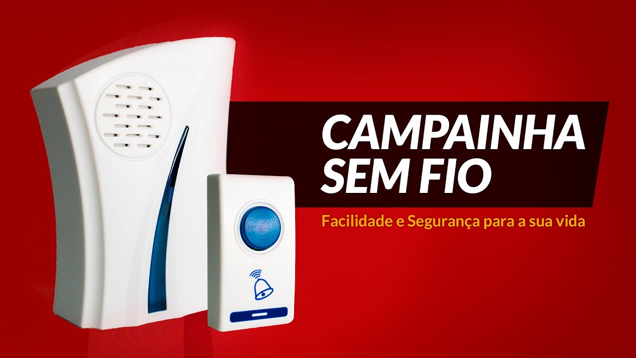 Campainha sem fio Wi-Fi - Vexus Brasil - YouTube