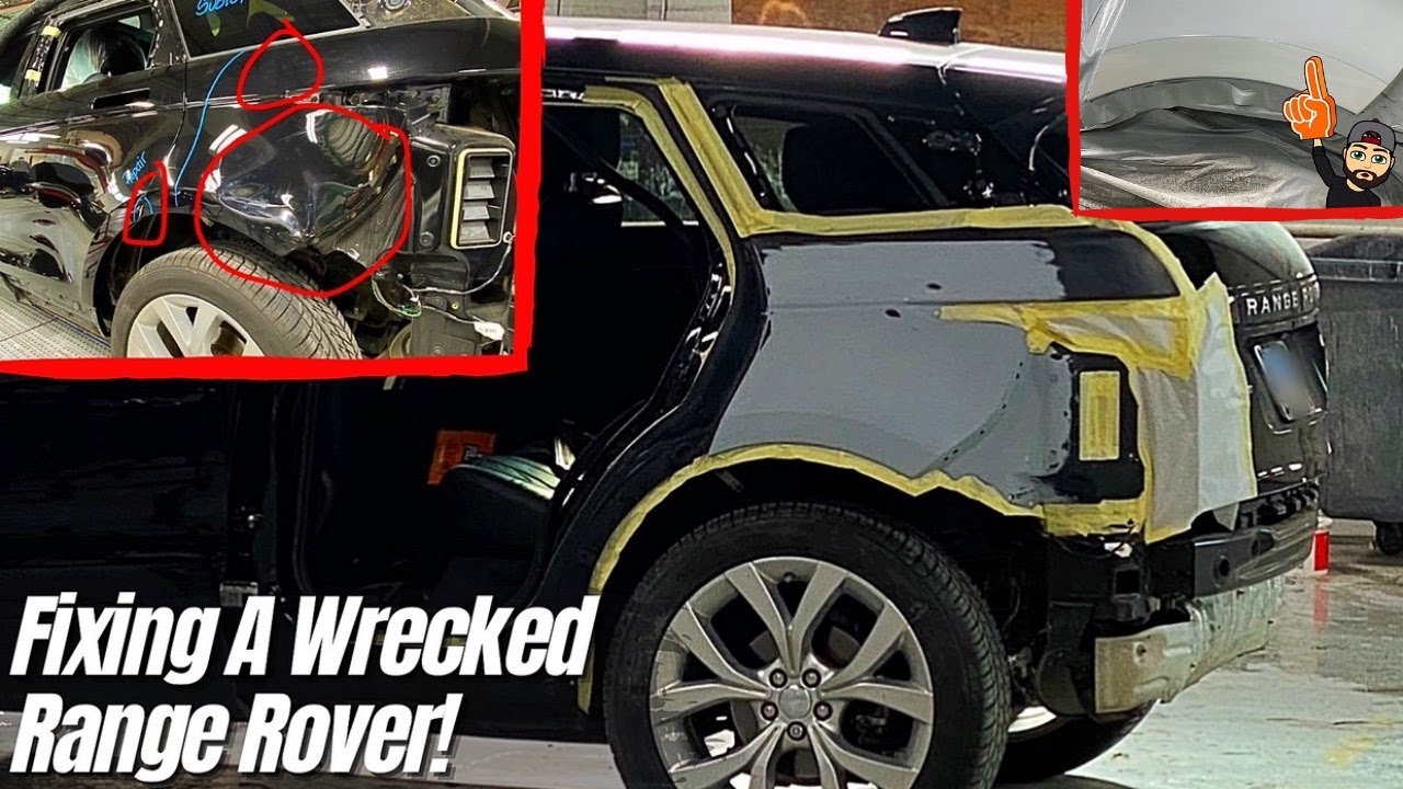 Fixing A Wrecked Range Rover! - YouTube