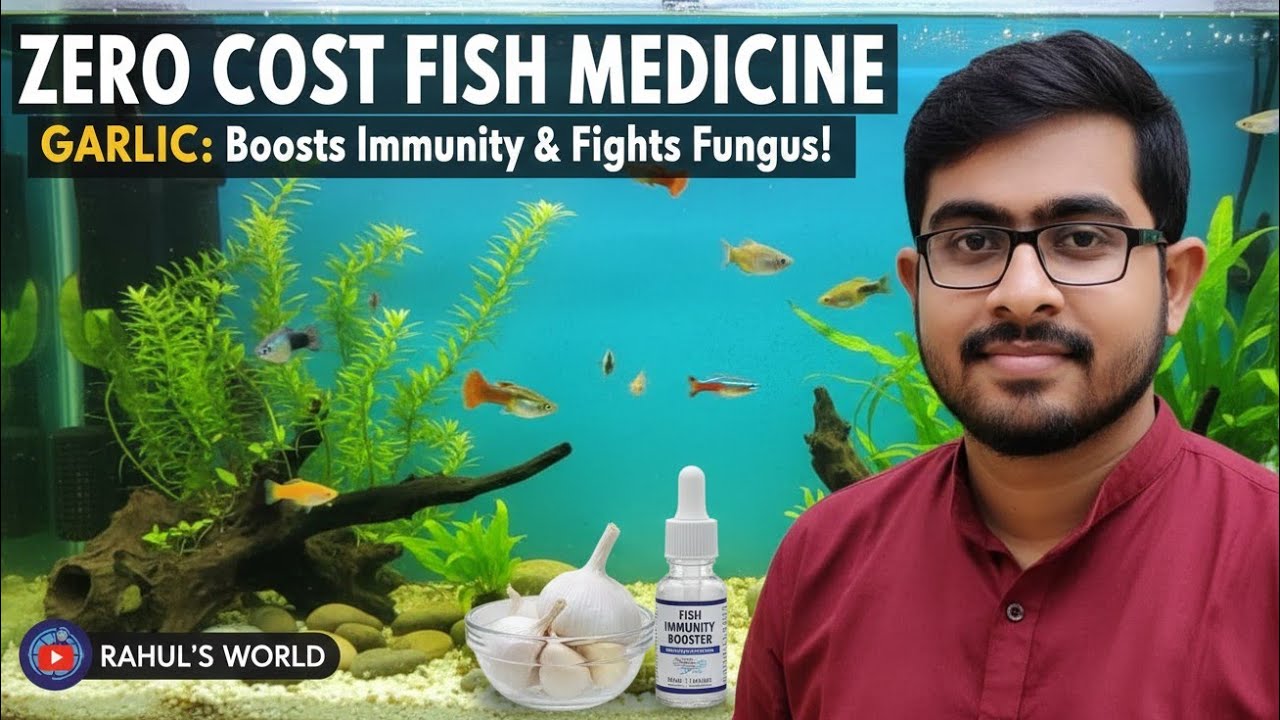 natural medicine for aquarium fish || Garlic - best medicine, how to ...