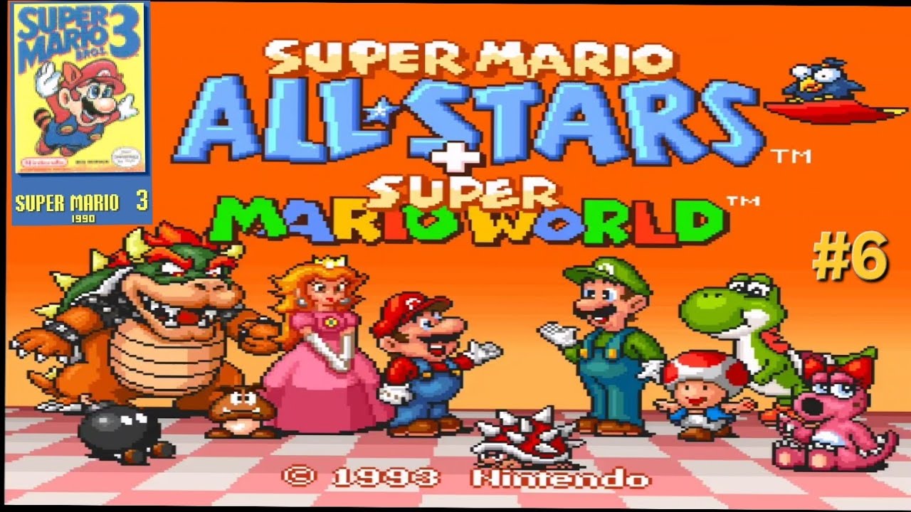 Super Mario All-Stars + World - Super Mario Bros 3 - World 6 (SNES ...