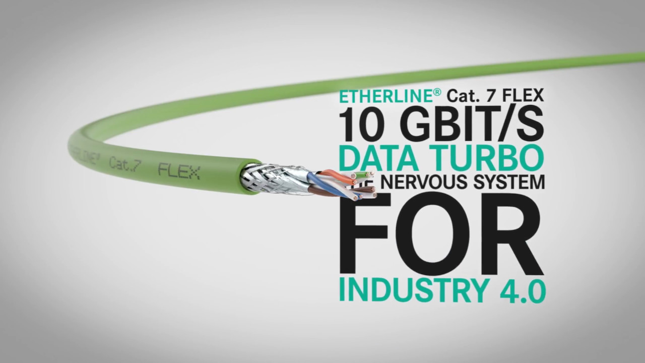 ETHERLINE® Cat. 7 FLEX - Cable de datos - YouTube