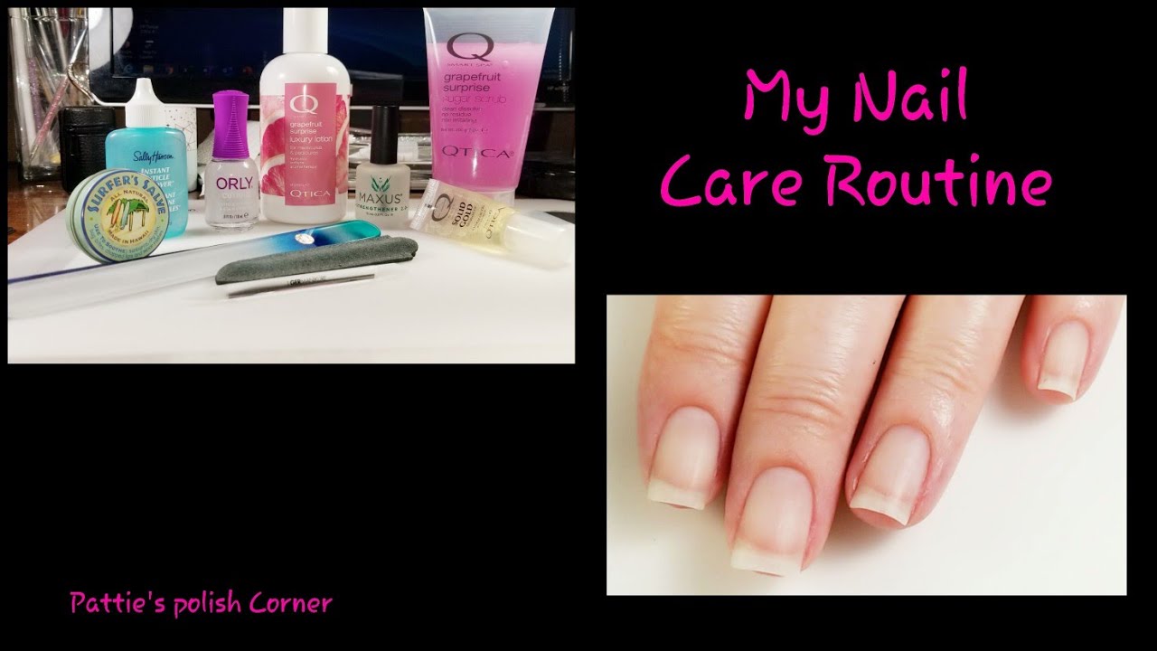 My Nail Care Routine - 2020 - YouTube