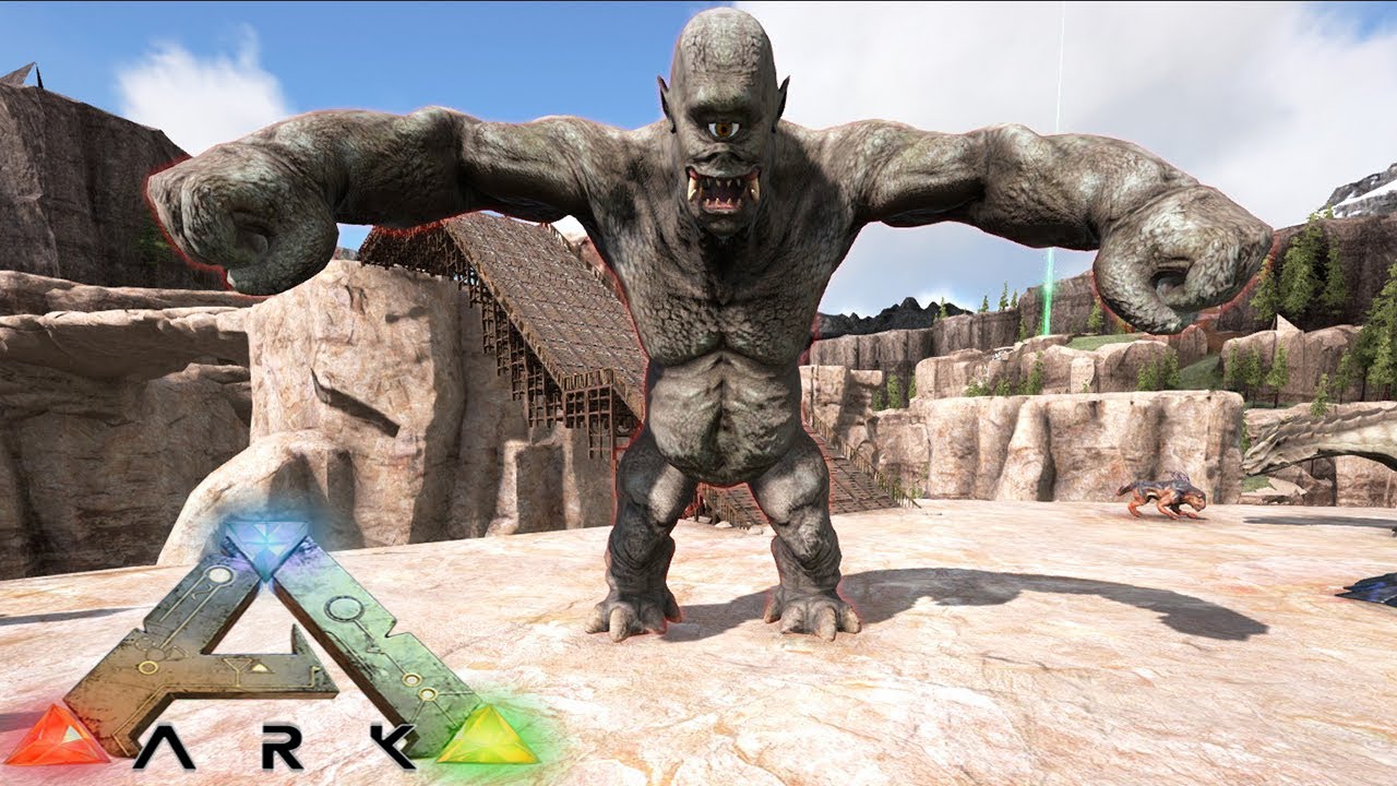 DOMAMOS O GIGANTE: CYCLOPS!! --- ARK MYTHICAL RAGNAROK #18 - YouTube