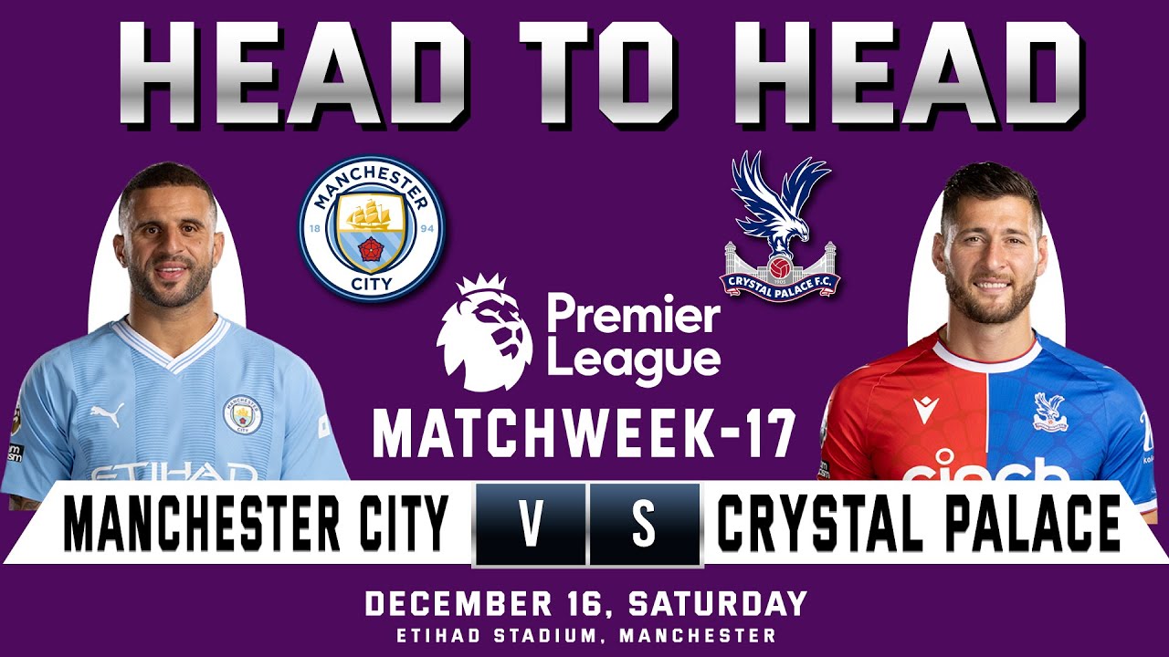 MANCHESTER CITY vs CRYSTAL PALACE | Prediction & Head to Head Stats ...