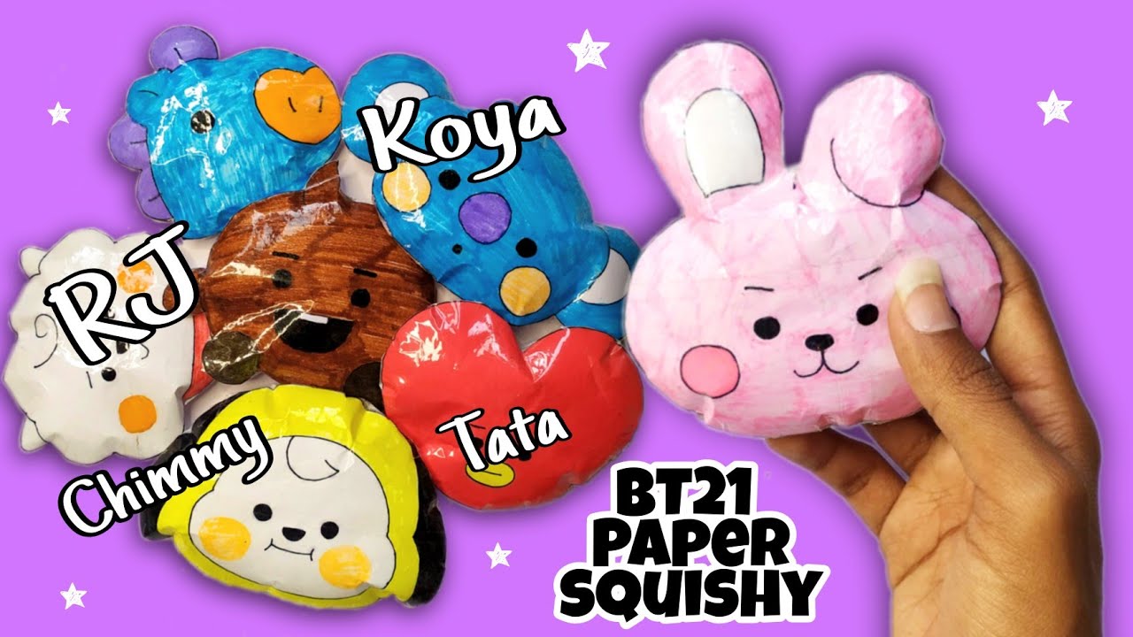 How To Make BT21 Squishies! DIY Deco BTS Tutorial | atelier-yuwa.ciao.jp