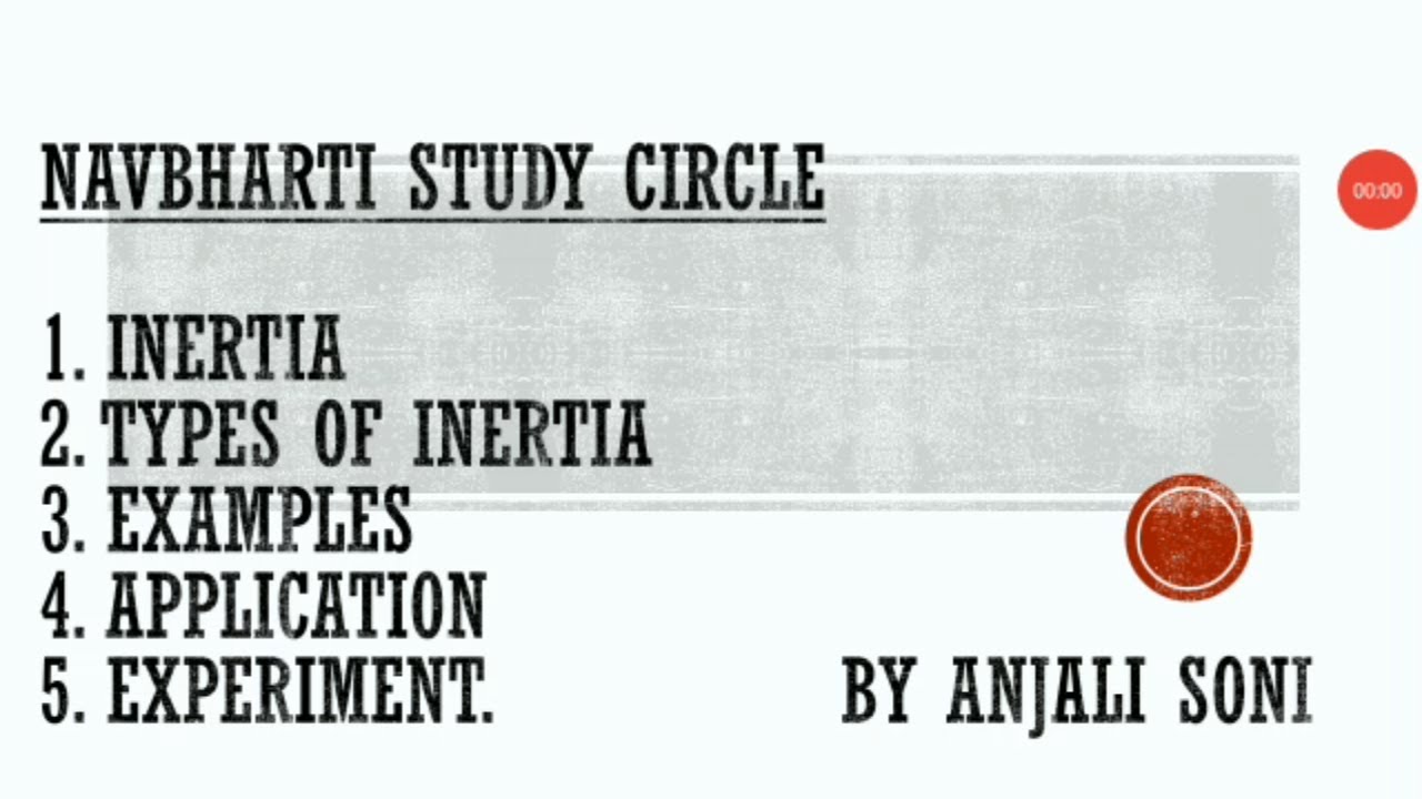 Inertial | Types of inertia | Grade 11, IIT JEE, NEET and other ...