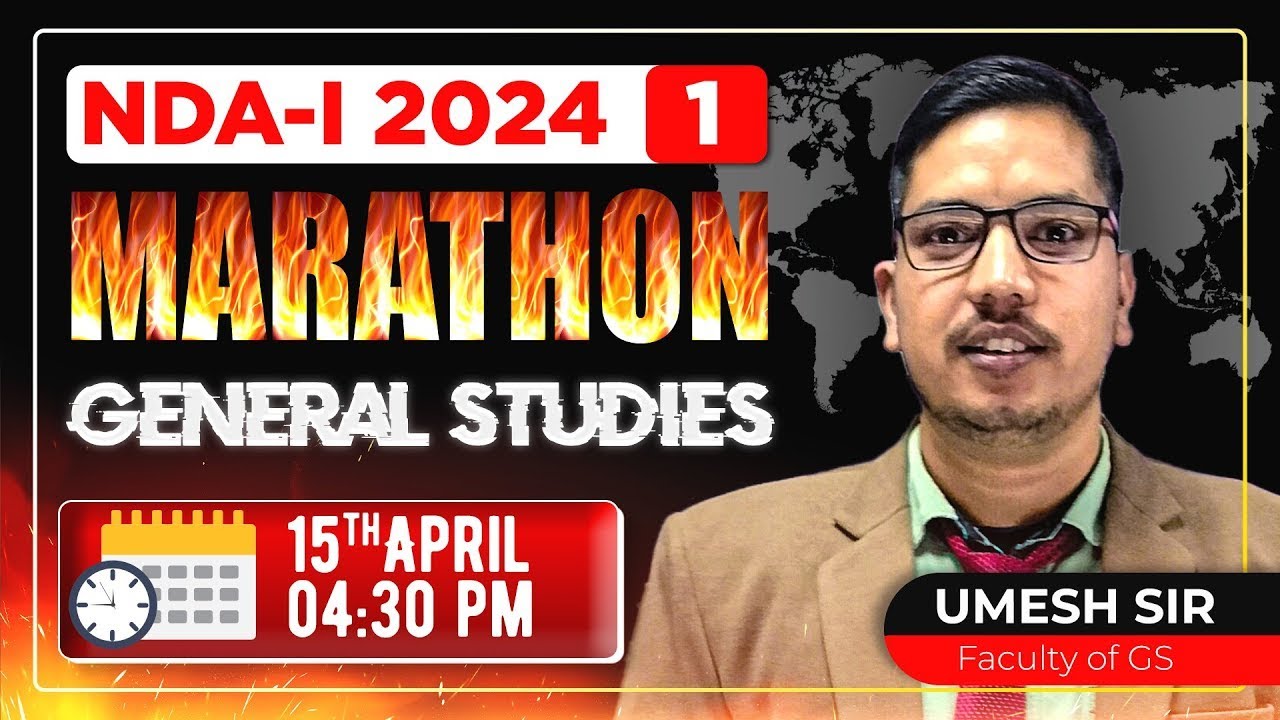 NDA-I 2024 | General Studies Marathon Part-1 by Umesh Sir - YouTube