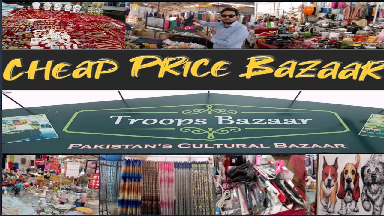 Karachi best bachat bazar 2021 | Troops Bazar | vlog #01 | husmair ...