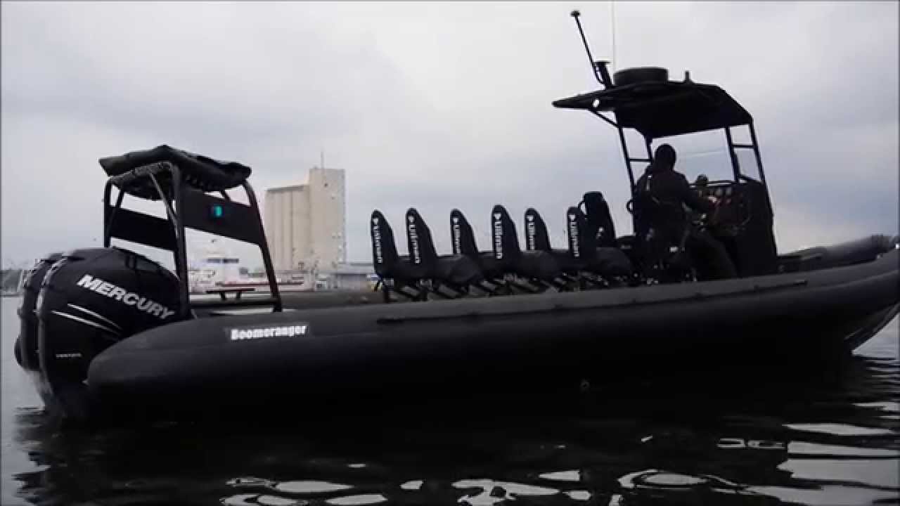 Boomeranger C-950 Special Operations Boat - YouTube
