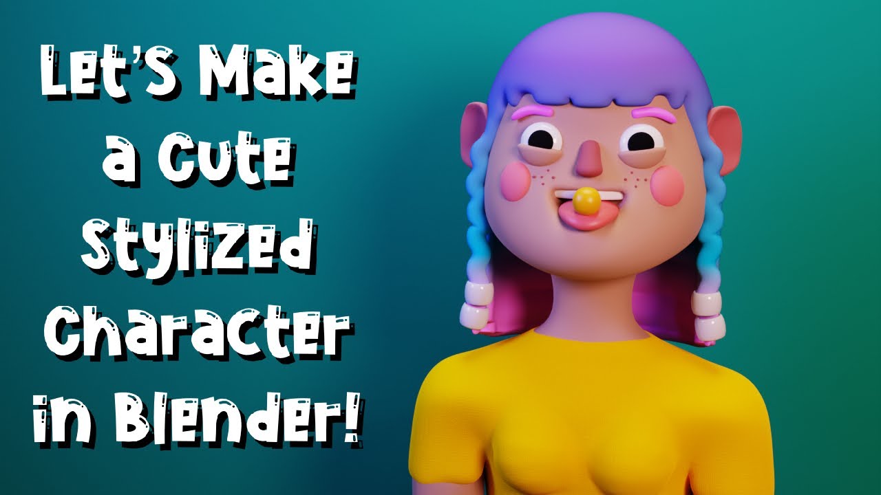 New Stylized Character! - Blender Process Video/Speed Sculpt - YouTube